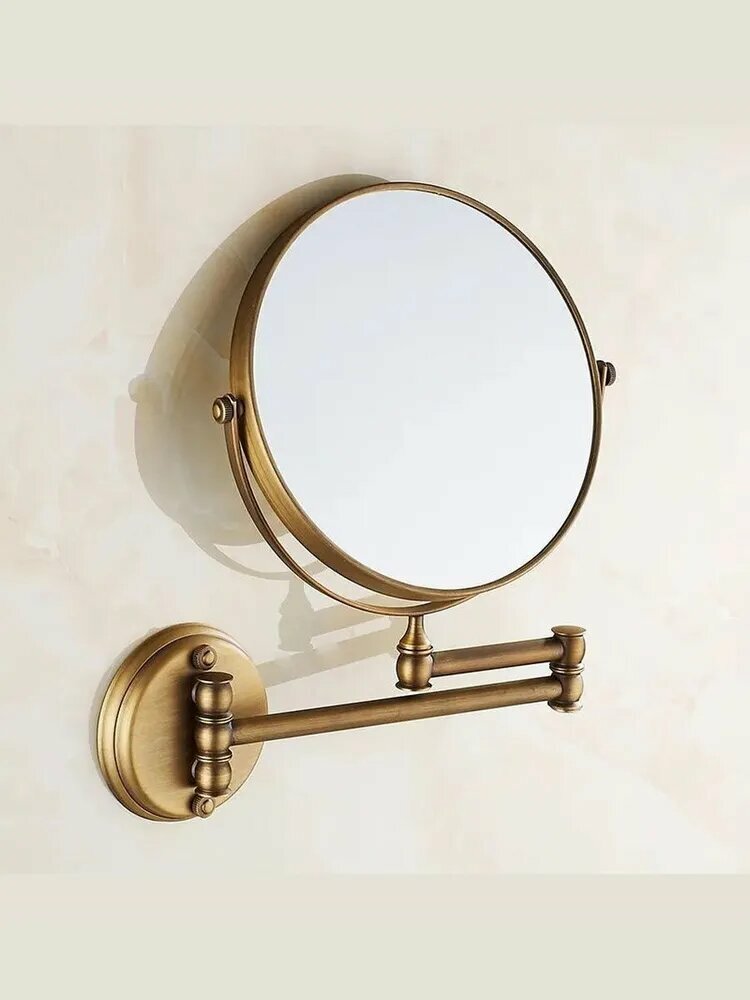 Зеркало для ванной 44х30 см круглое