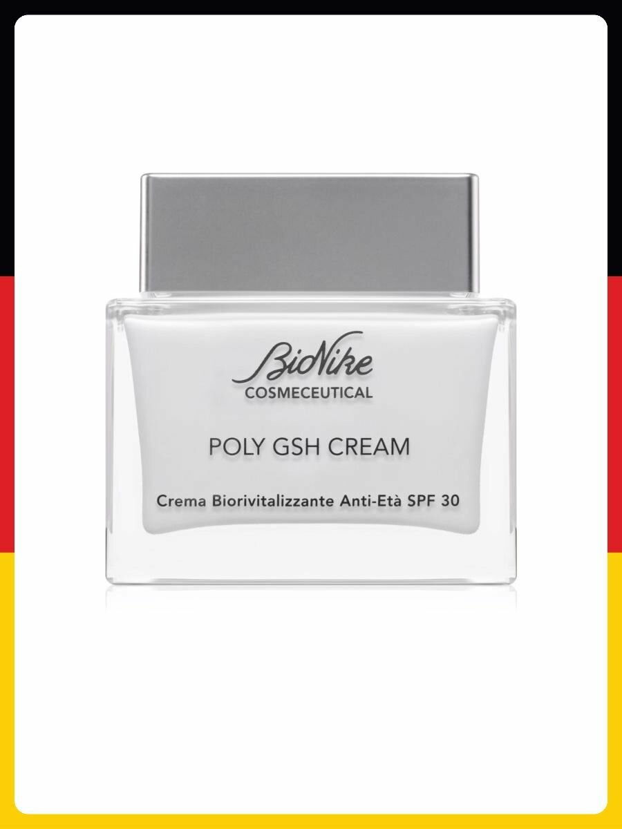 Крем для ухода за кожей BioNike Cosmeceutical POLY GSH CREAM renewing cream against skin aging SPF 30, 50 мл