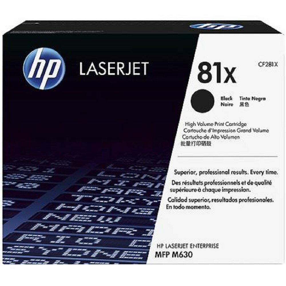 Картридж HP CF281X, Черный