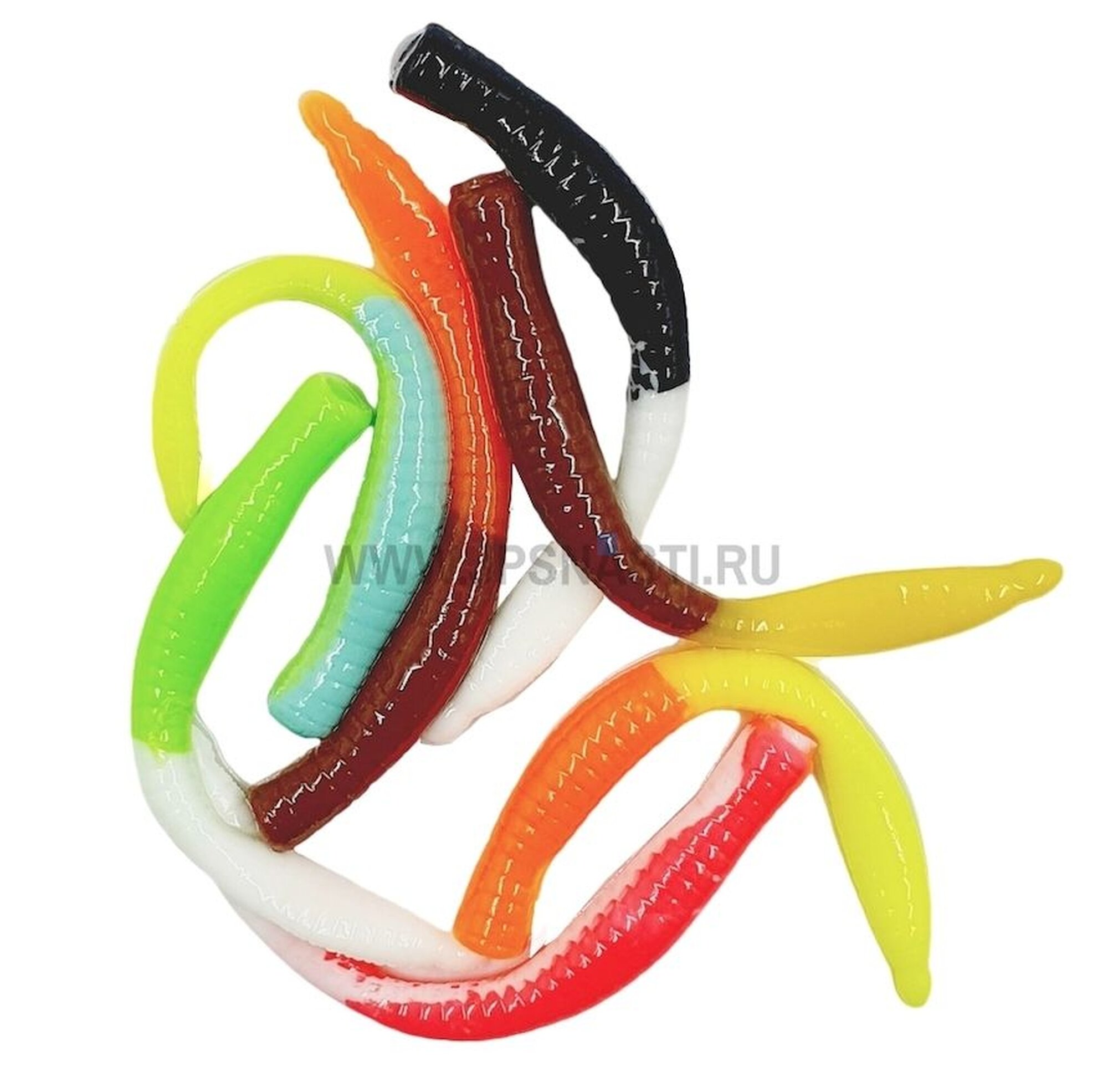 Силиконовые приманки на форель Cool Place Bomber Stretch, микс 1, сыр / Форелевые приманки Кул Плэйс