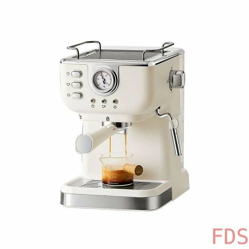 Кофеварка-Кофемашина "Без бренда", белая, сенсорный тип управления