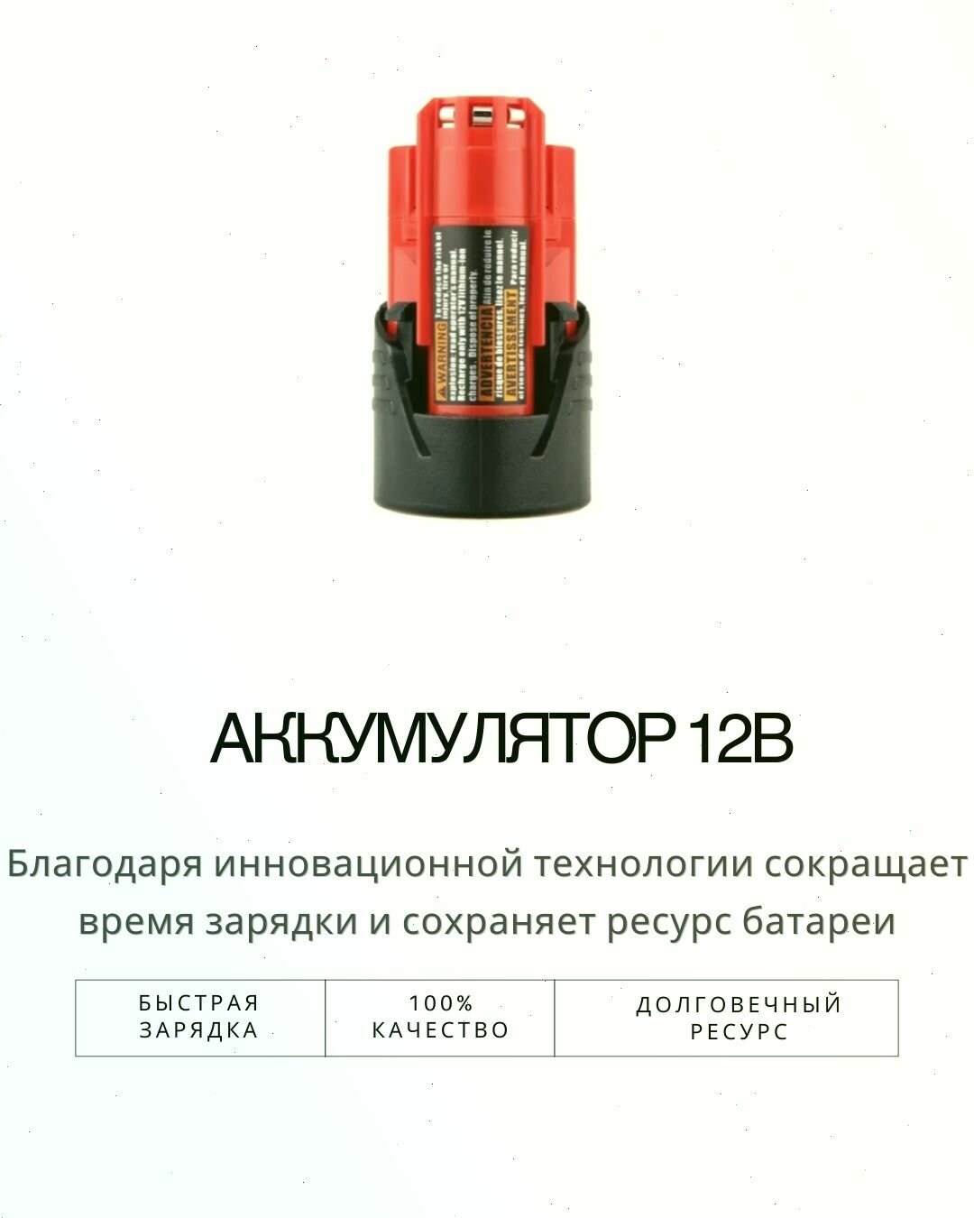Аккумулятор для Milwaukee M12HV