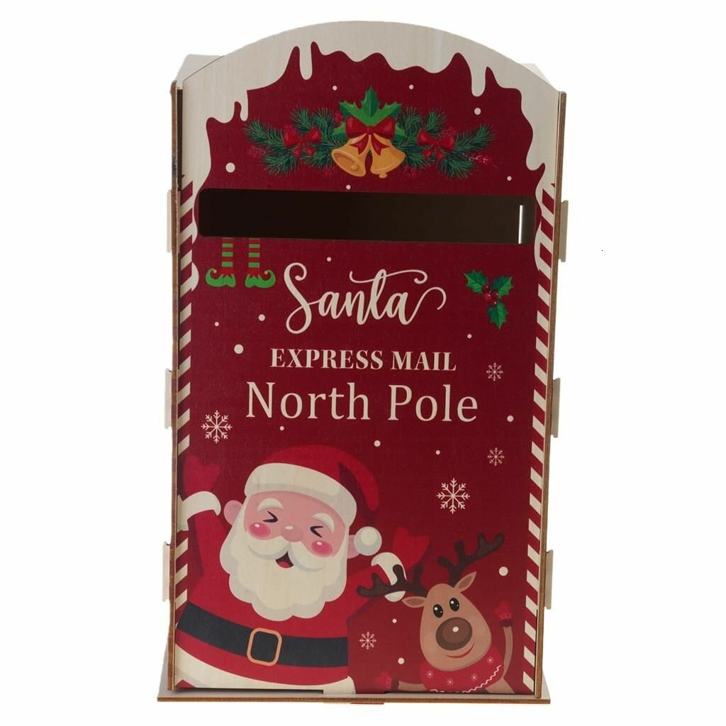 Деревянный почтовый ящик Санты