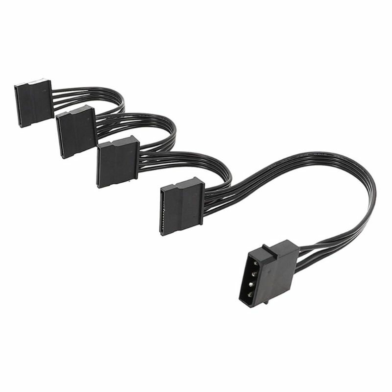 Большой 4-контактный кабель питания SATA для передачи IDE на удлинитель Sata 1 2/3/4/5 18Awg