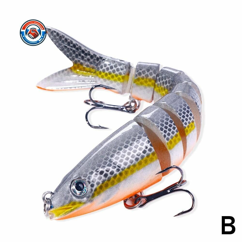 Поппер приманка для спиннинга, реалистичная многосекционная блесна плавающая, яркая приманка на щуку окуня форель, универсальная силиконовая рыболовная приманка в комплекте 1 или 15 шт