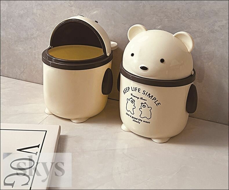 Happy Home Store Мусорное ведро мусорные ведра, 3 л, 1 шт