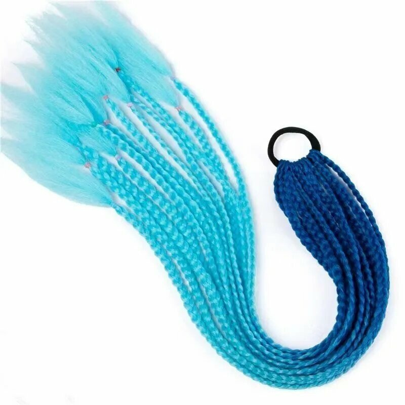 Резинка для волос с косичками, 12 кос