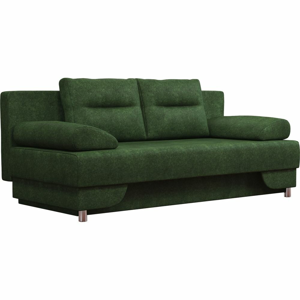 Диван еврокнижка Наш Диван Чарли Люкс А13 велюр зеленый