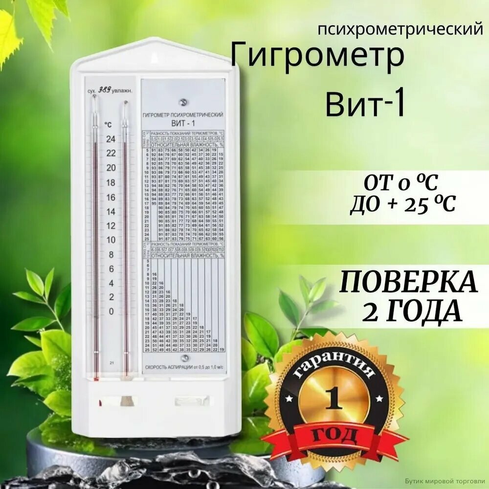 Гигрометр психрометрический ВИТ-1