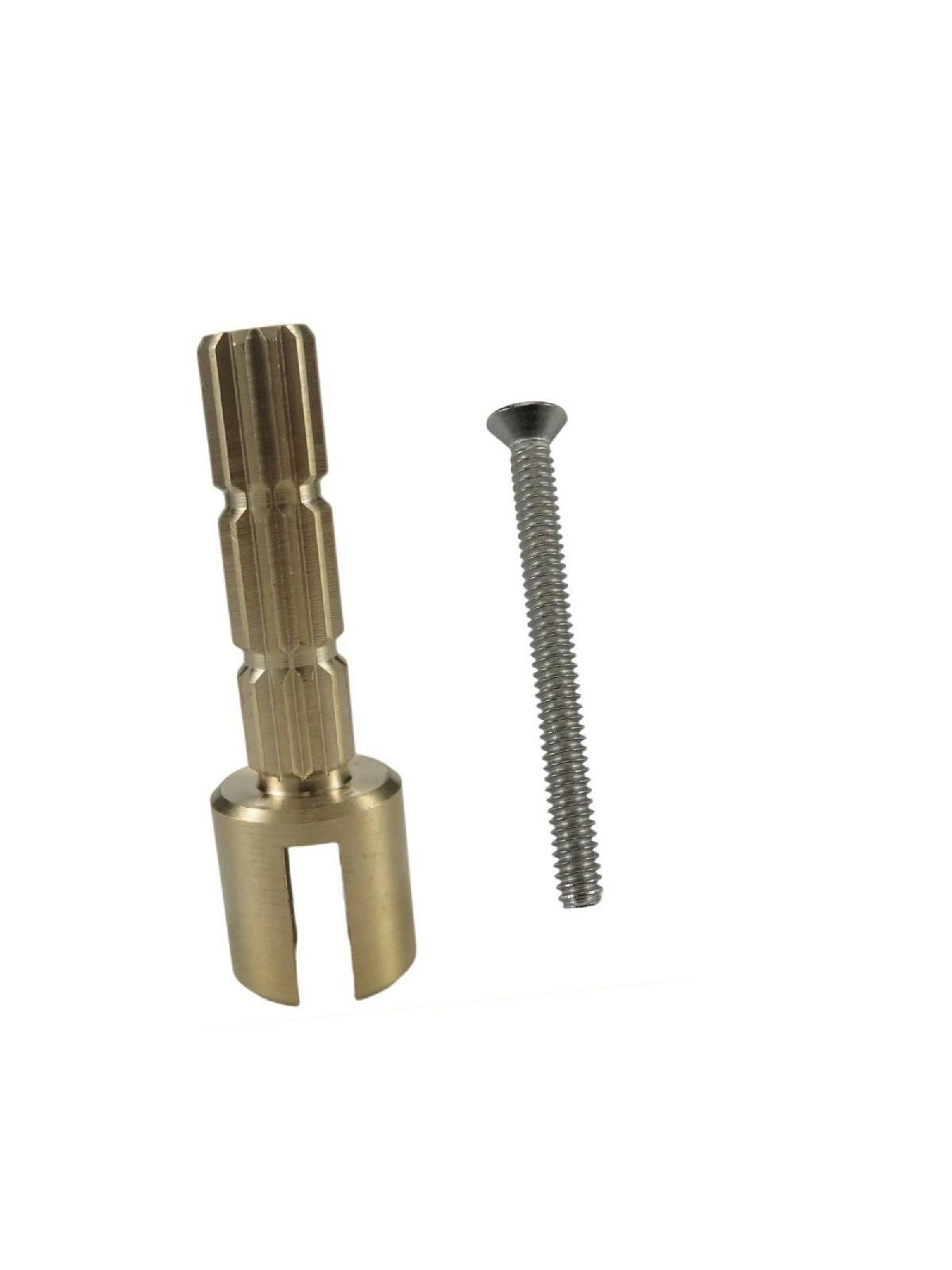 Замена адаптера для штока душевых клапанов Переходник для штока из меди с винтовой стойкой