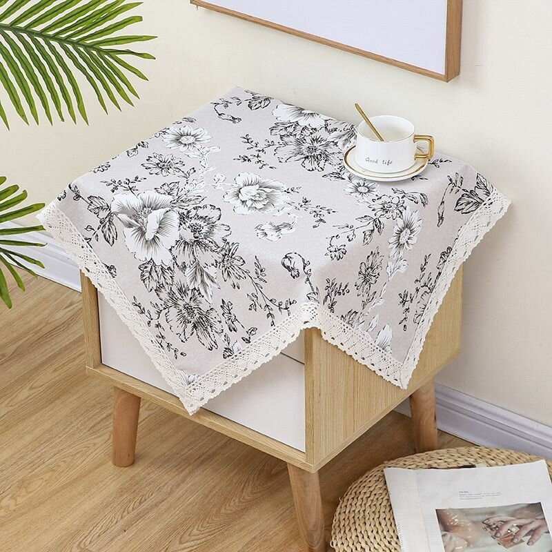 Маленькое квадратное полотенце, чехол для компьютерного принтера, чехол для прикроватной тумбочки, чехол для холодильника и стиральной машины, чехол для мелкой бытовой техники.