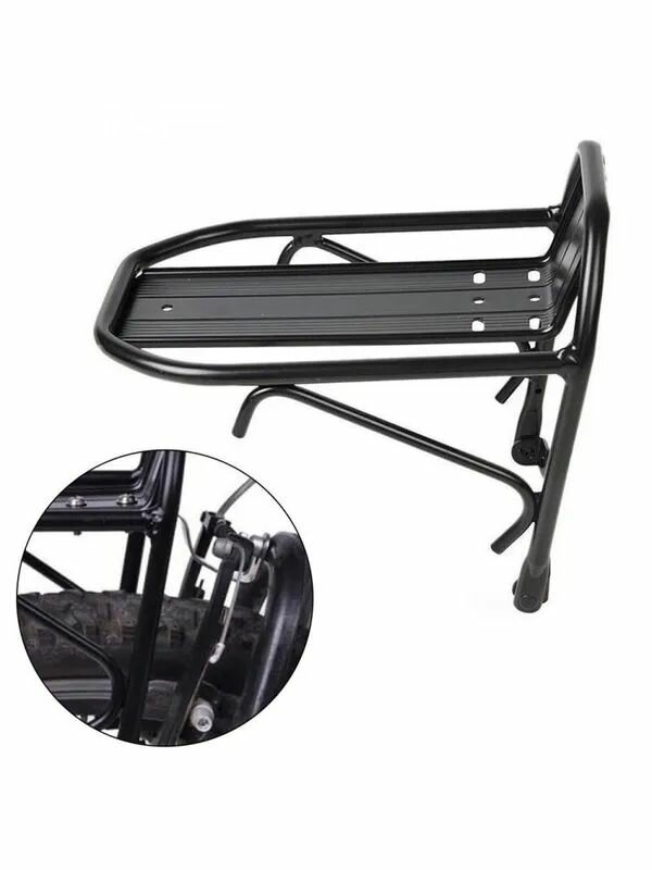 Велосипедная вилка с багажником спереди