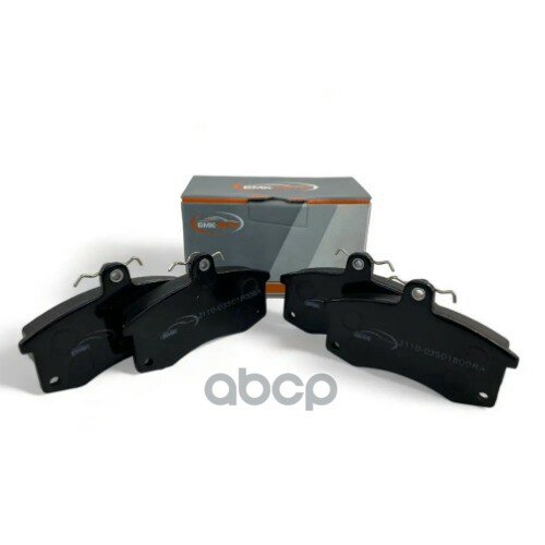 Колодки тормозные передние для ВАЗ 2108-2115, 1118 Калина, 2192 Калина 2, 2170 Приора, 2190 Гранта бмк-авто арт. 211003501800BA