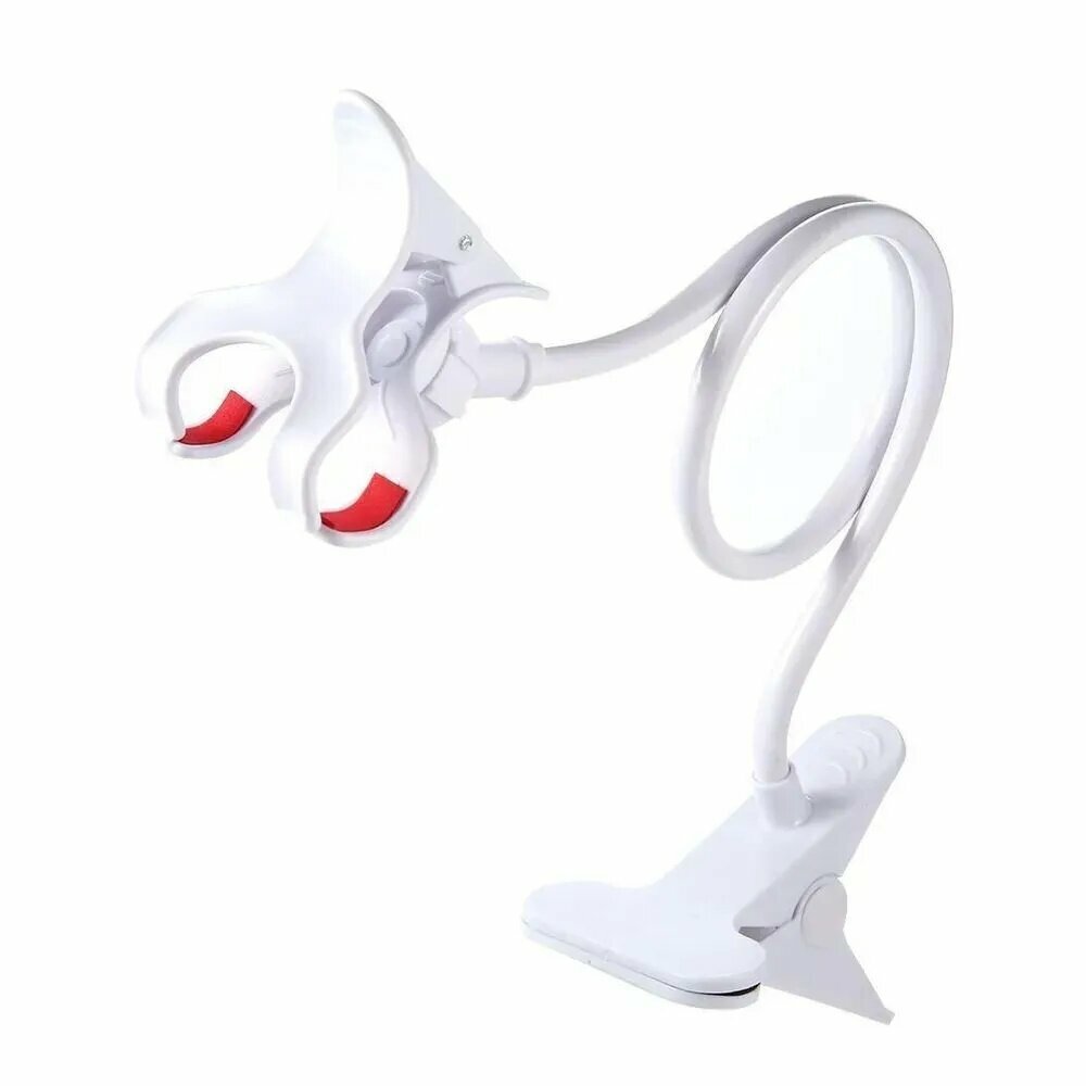 Универсальный гибкий держатель для видеоняни, телефона, смартфона или мини планшета шириной до 10 см 1 белый