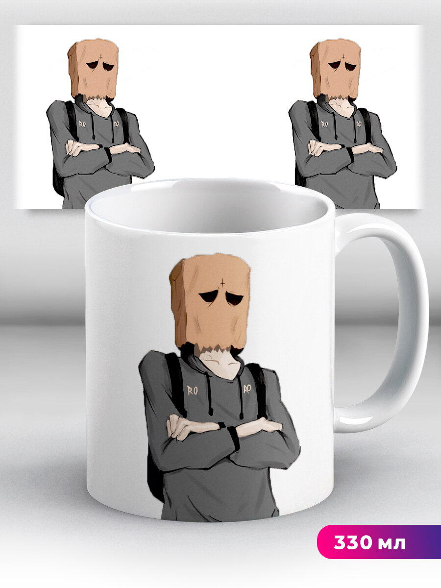 Кружка Анон двач хикки белый