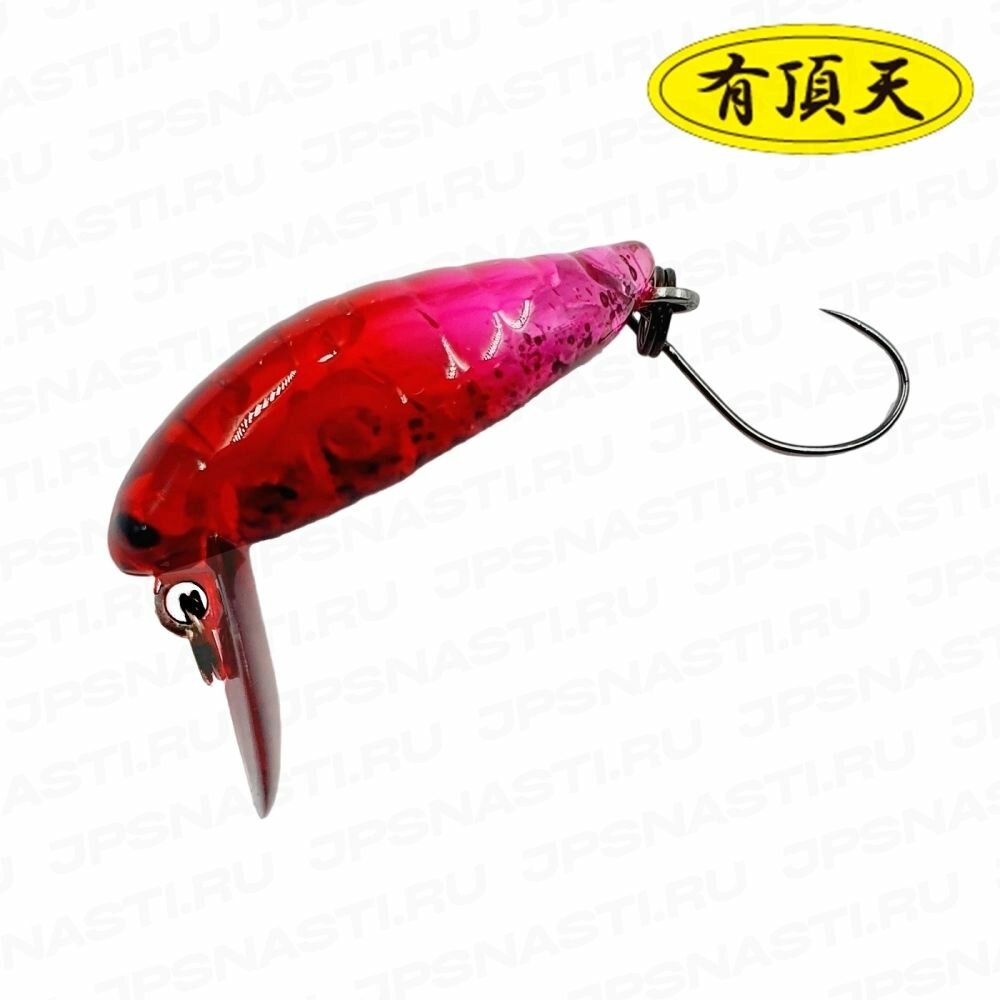 Воблер Tackle House Elfin Mini Cicada F, 1.8 г, Uchoten Mahoroba Red.