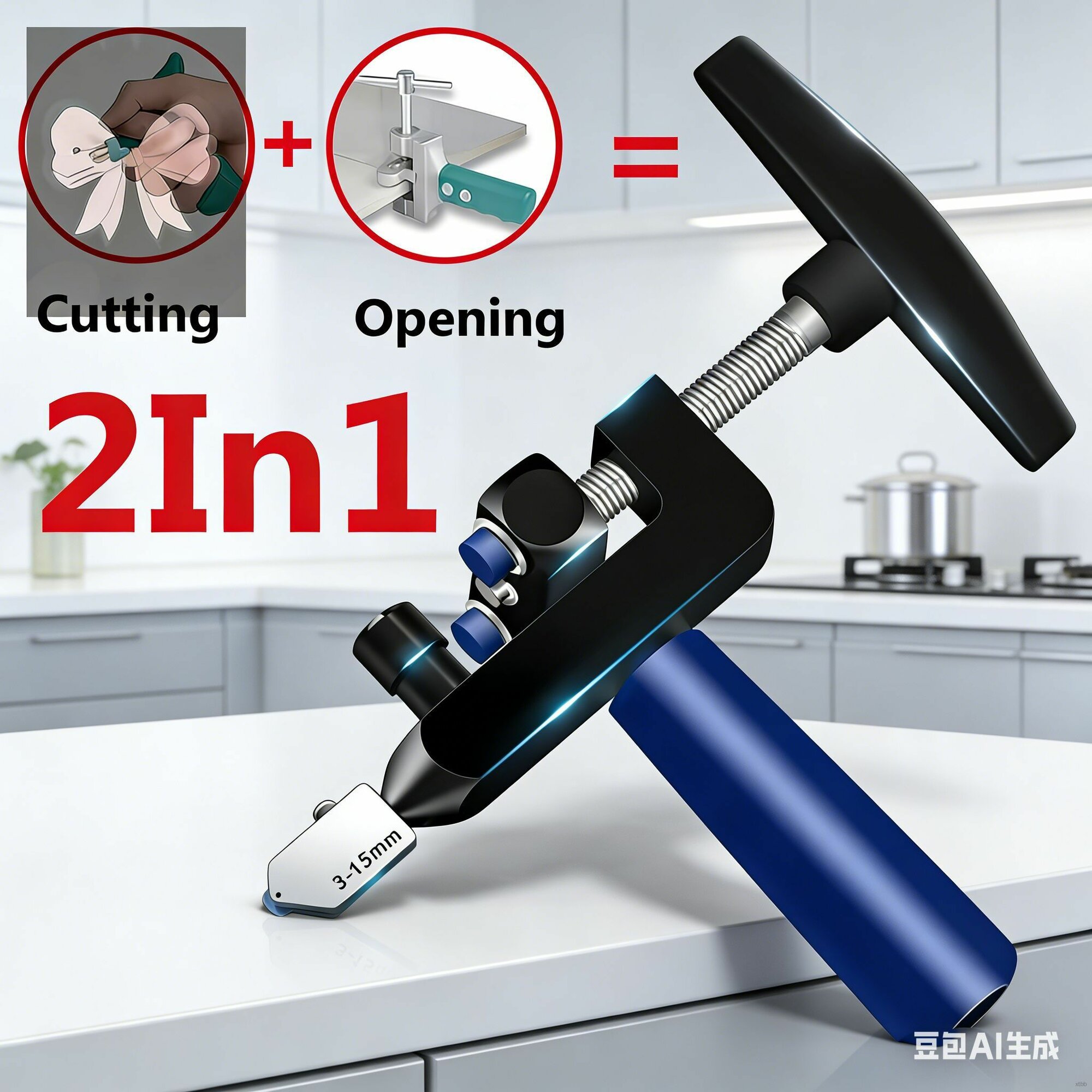 Стеклорез Плиткорез ручной Керамической Плитки, Портативный Для Резки Стекла,2 В 1