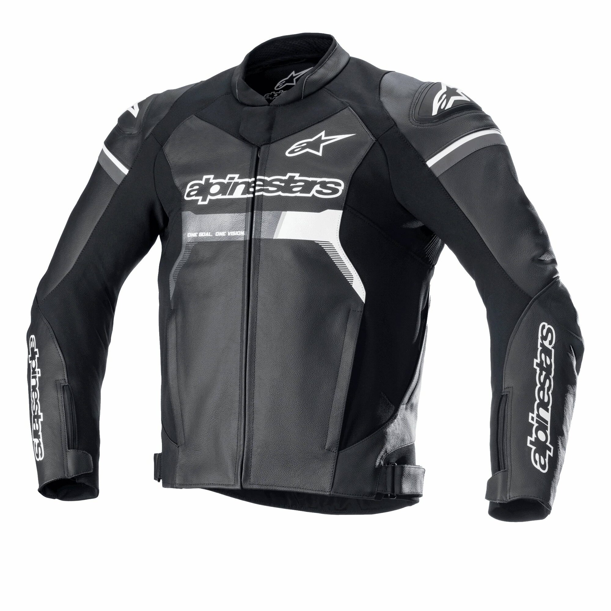Мотокуртка Кожаная Мужская Alpinestars GP Force Black, 54