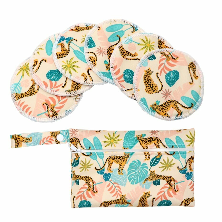 Многоразовые прокладки для груди из бамбука 6 шт. BP7-11