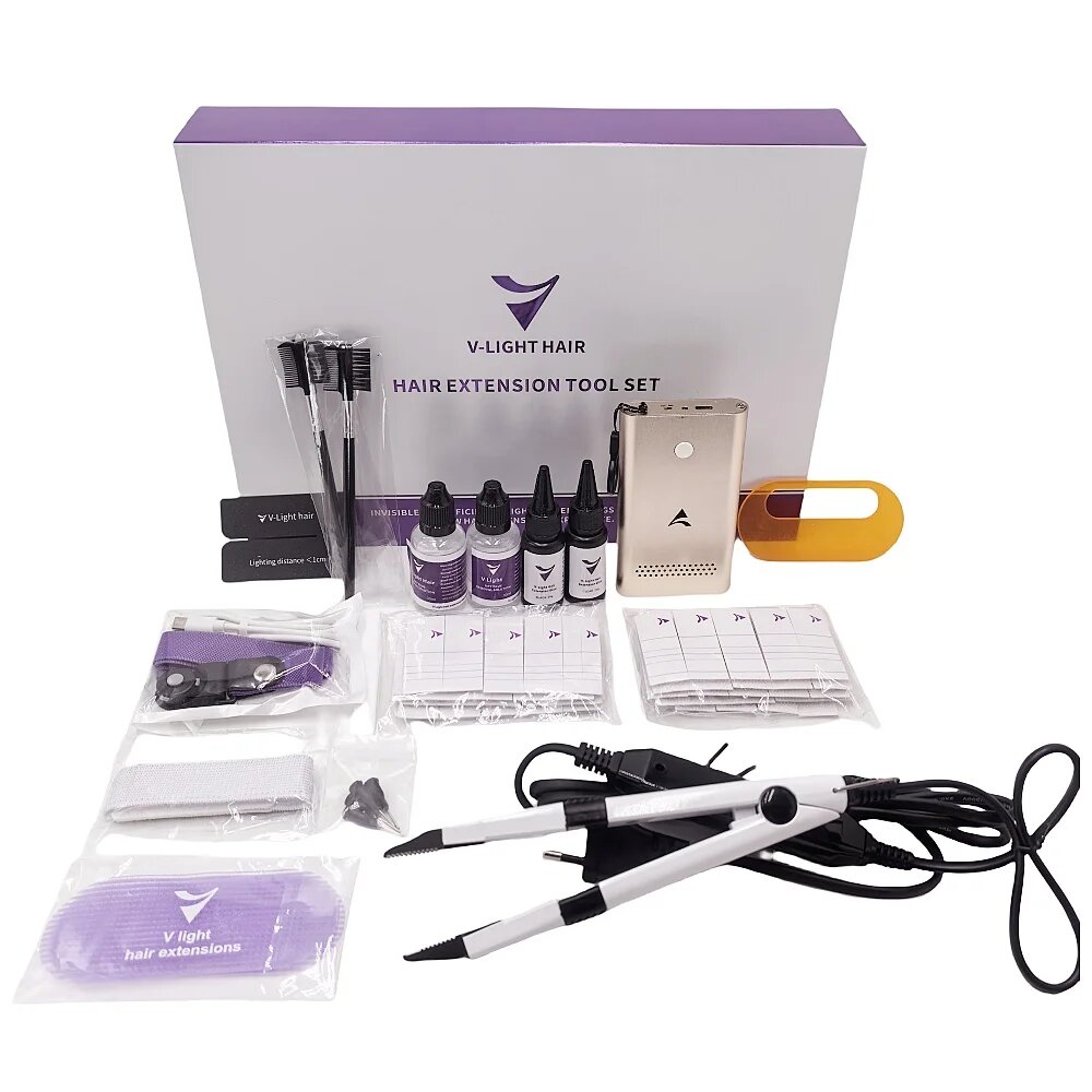 Набор для наращивания волос V-Light Hair, Цвет 8