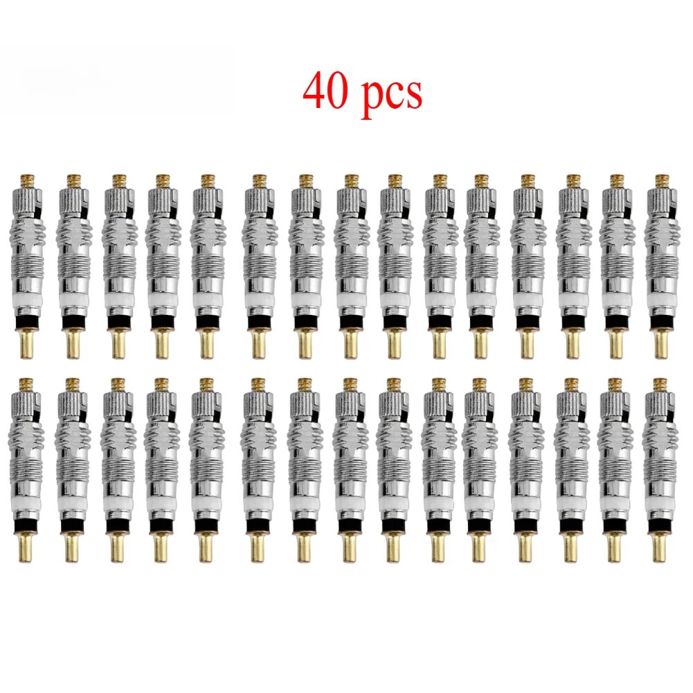 4-40 шт. съемный велосипедный клапан Presta, сменный сердечник, латунь с ЧПУ FV MTB, дорожные велосипедные шины, инструмент для ремонта деталей