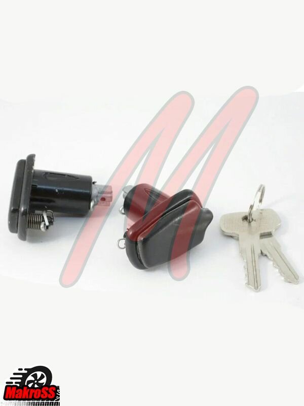 Личинка замка двери для а/м Г-зель 3302 с/об. метал. корпус (2шт + 2ключа)