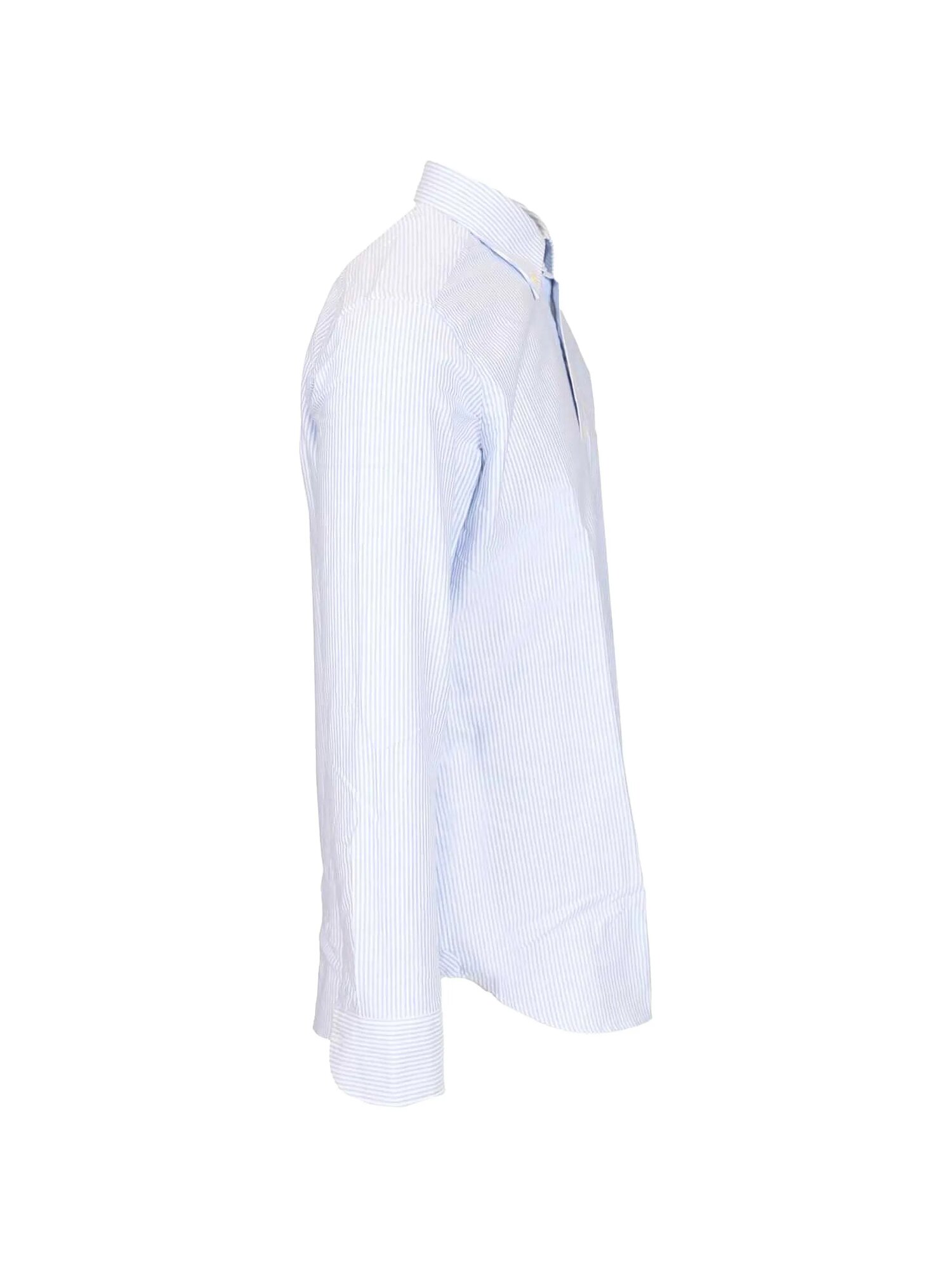 Рубашка al duca d'aosta Striped button-down shirt, размер XL, blue — фото 1