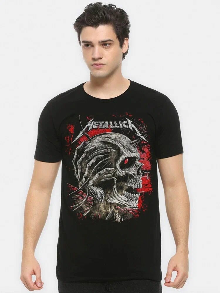 Футболка Metallica / Металлика / Мужская черная 2XL