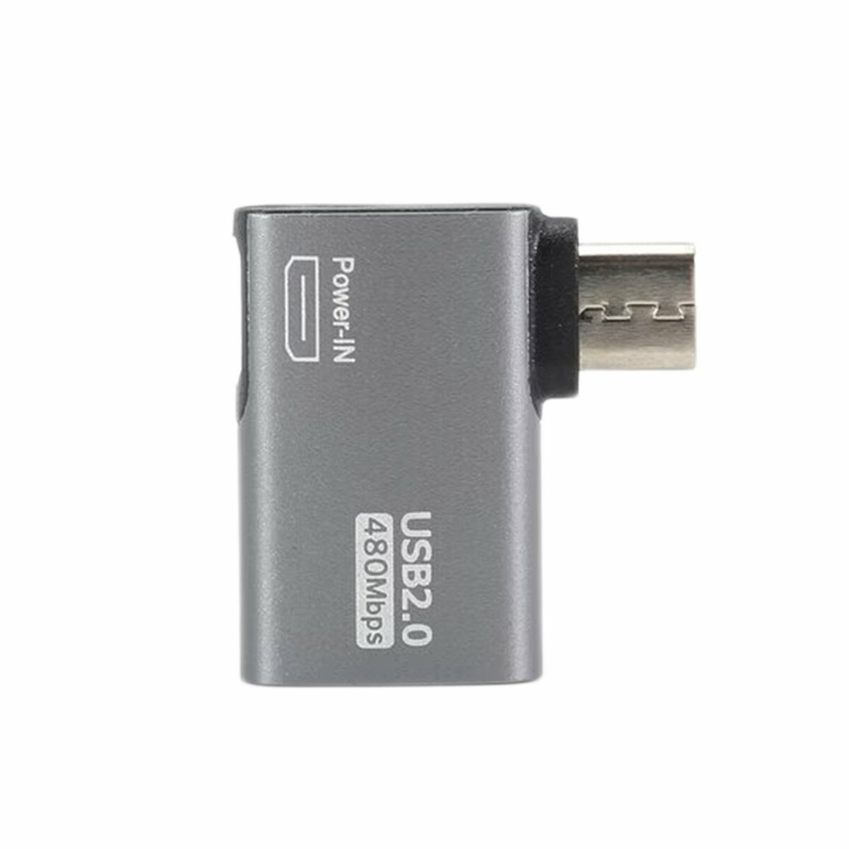 Кабель-Адаптер 4K OTG, Блок Питания Micro-USB - USB (Правый)