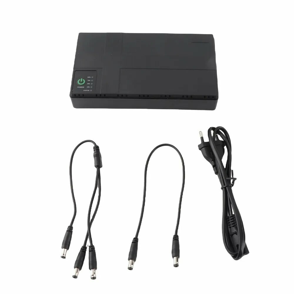 Мини-UPS 20000mAh, выход 5/9/12V, для роутеров/камер, резервный