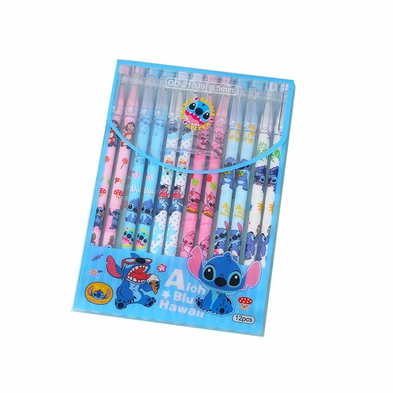Ручки стираемые Stitch 12шт в коробке
