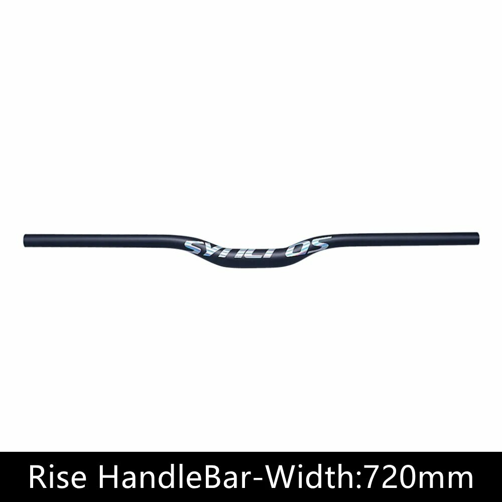 TOSEEK Руль для горного велосипеда Syncros из карбона 31.8 мм, черный Rise Handlebar 720mm