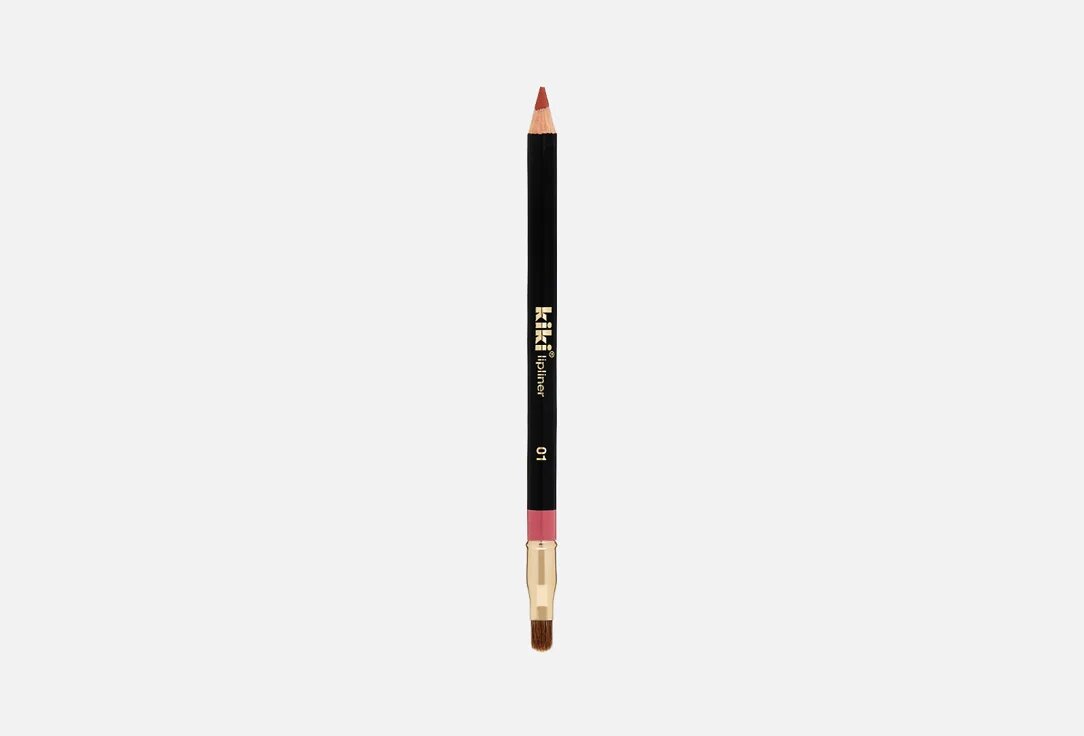 KIKI LIP LINER Карандаш для губ с кисточкой 1.1 г карамель