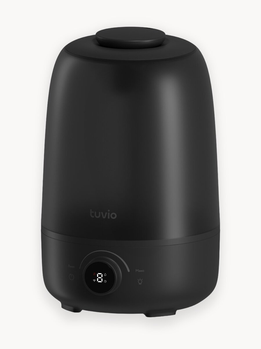 Увлажнитель воздуха для дома с Алисой, с аромадиффузором и подсветкой, TUVIO TUH08DE, черный
