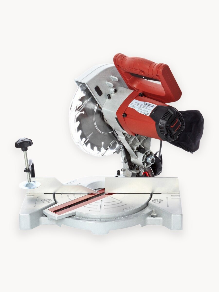 Пила торцовочная REDVERG MS190-1000 RD, настольная, с пылесборником, 1000Вт, 5500 об/мин