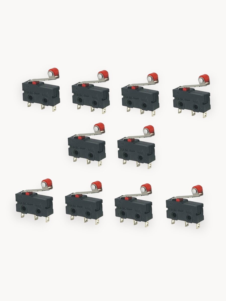 Концевой выключатель 3A/250В - микровыключатель для автоматики 10шт