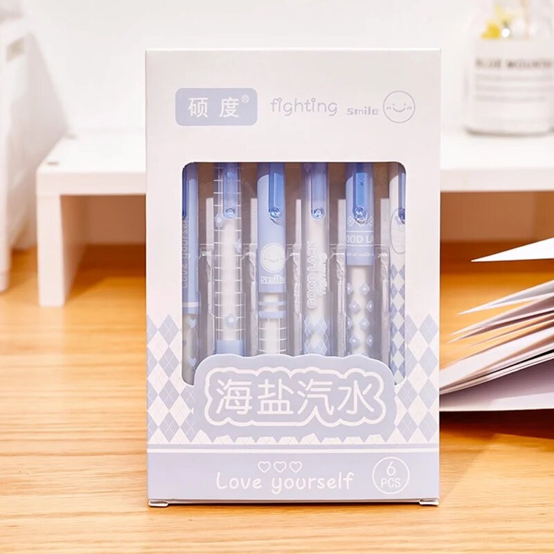 Гелевые ручки umfinger, 6 шт. 1