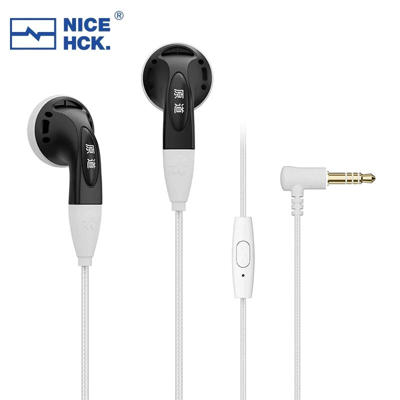 NICEHCK YDSmall проводные наушники динамические 14,8 мм Черный, Panda 3.5mm With Mic