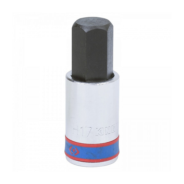 Kingtony Насадка (бита) торцевая 1/2", HEX, 17 мм, L=60 мм 402517