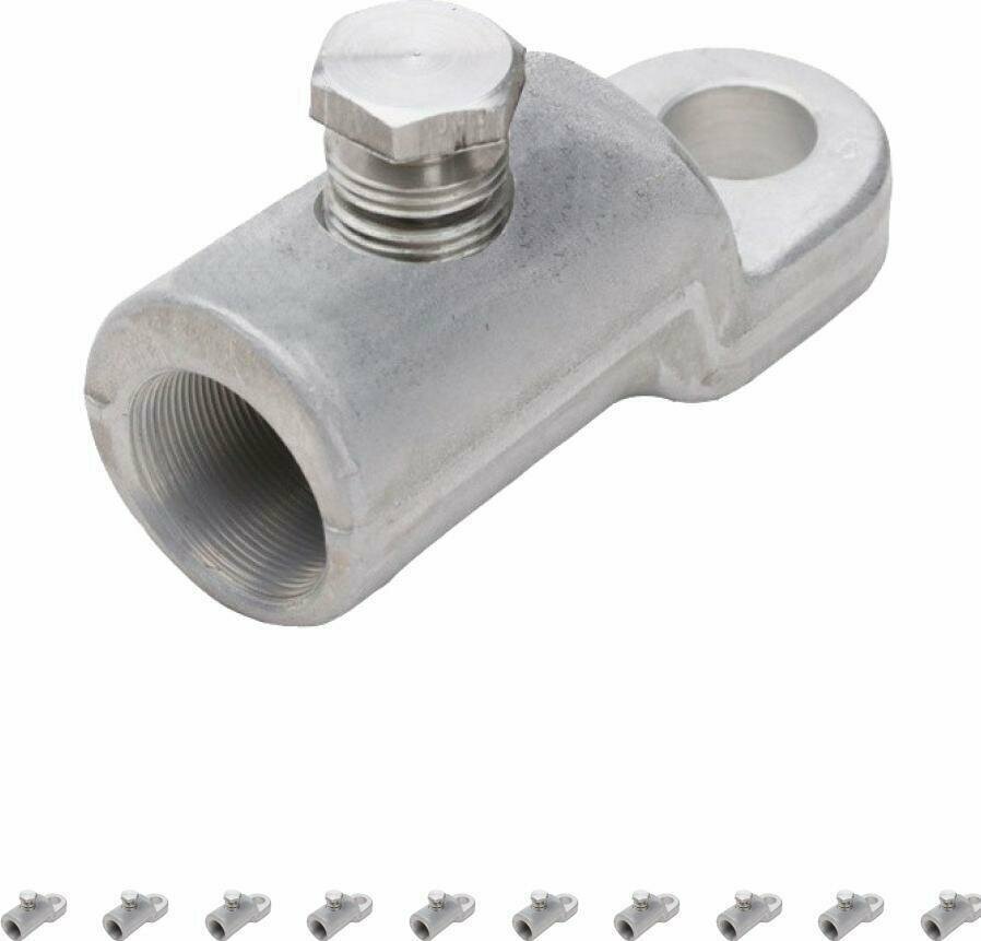 Наконечник КВТ 1НБ-10/25 болтовой алюминиевый (комплект из 10 шт)