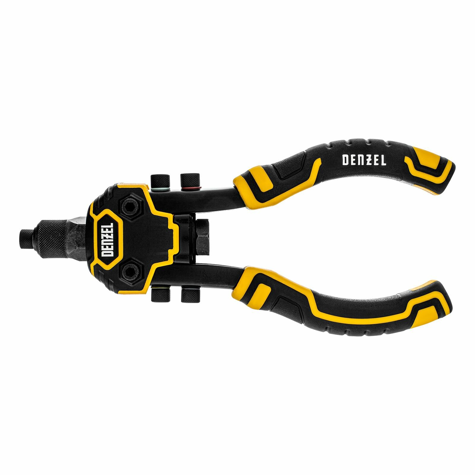 Заклепочник двуручный, заклепки 2.4-3.2-4.0-4.8-6.4 мм Denzel 40500