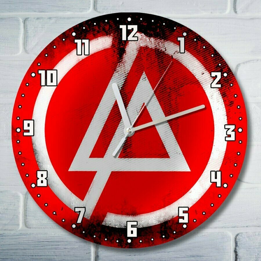 Настенные часы УФ с рисунком музыка Linkin Park - 3721