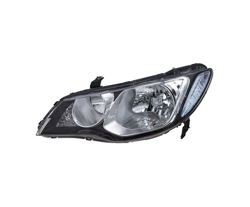 DEPO 217-1159L-LDEM2 (2171159LLDEM2 / 33151SNB003 / 33151SNBG03) фара левая электр. japan type black\ Honda (Хонда) Civic (Цивик)