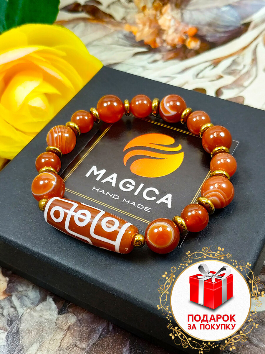 Браслет, гематит, сердолик, агат