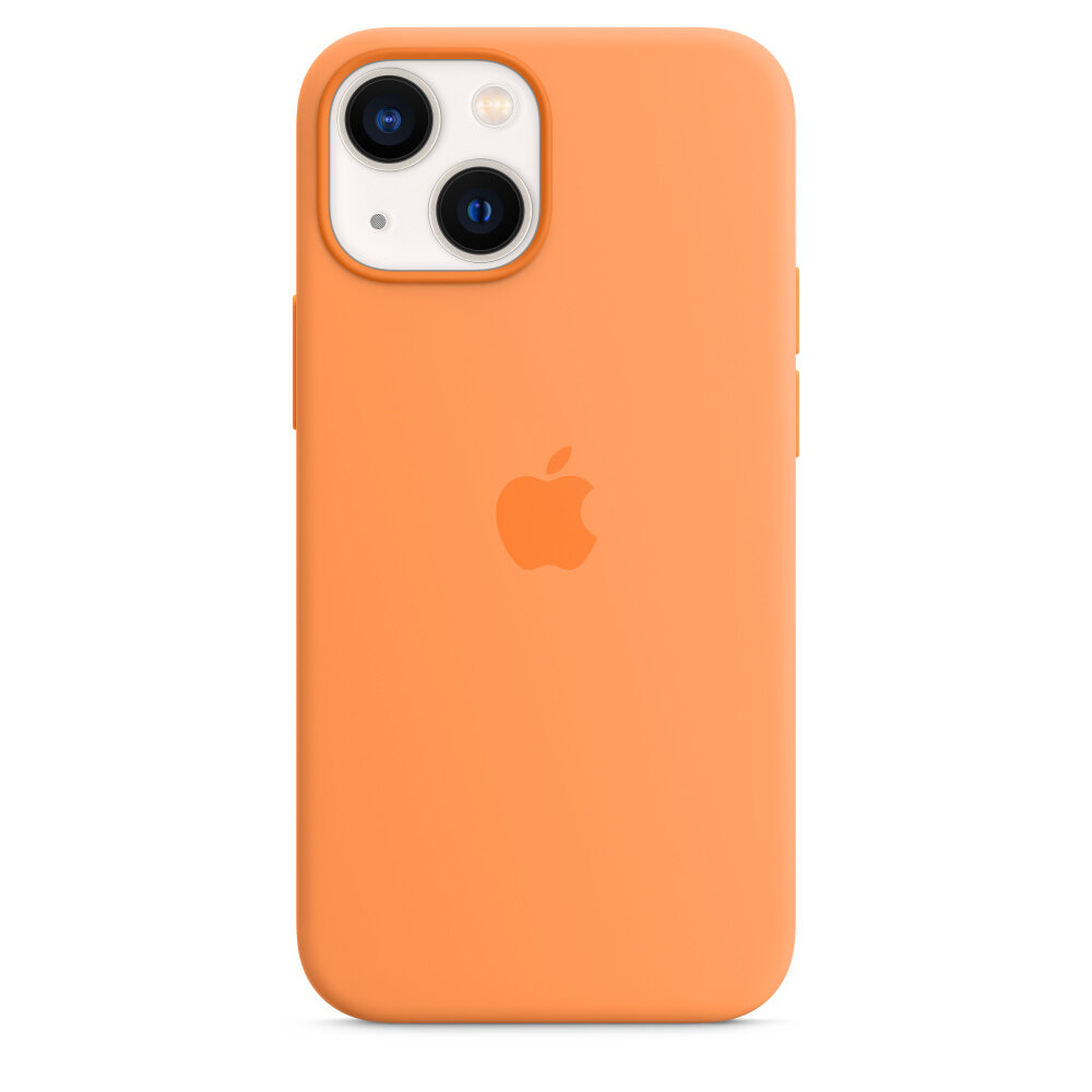 Чехол силиконовый Apple iPhone 13 mini Silicone Case with MagSafe Marigold (Весенняя мимоза) MM1U3ZE/A