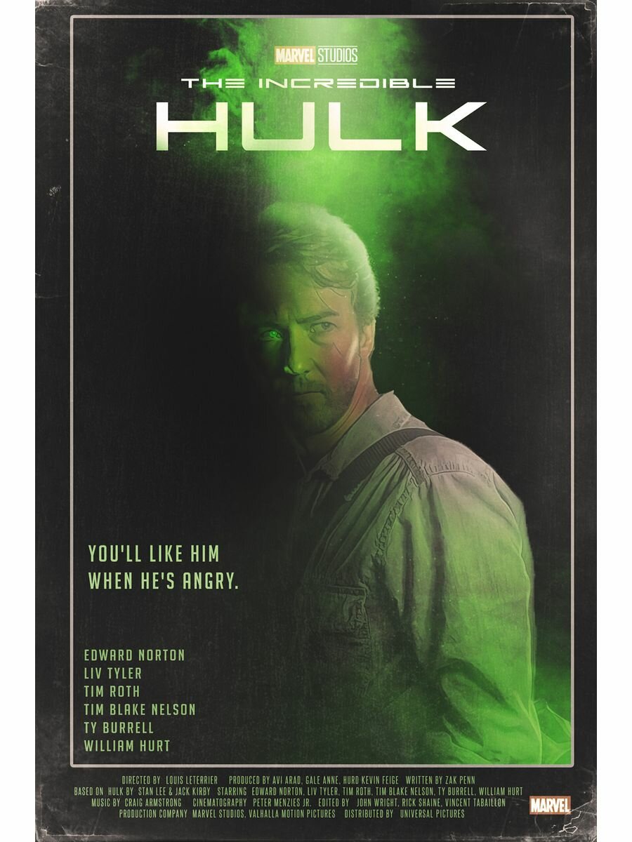 Постер "Невероятный Халк. 2008"