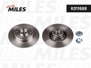 Диск тормозной CITROEN С3/C4/PEUGEOT 207/307 задний с подш.