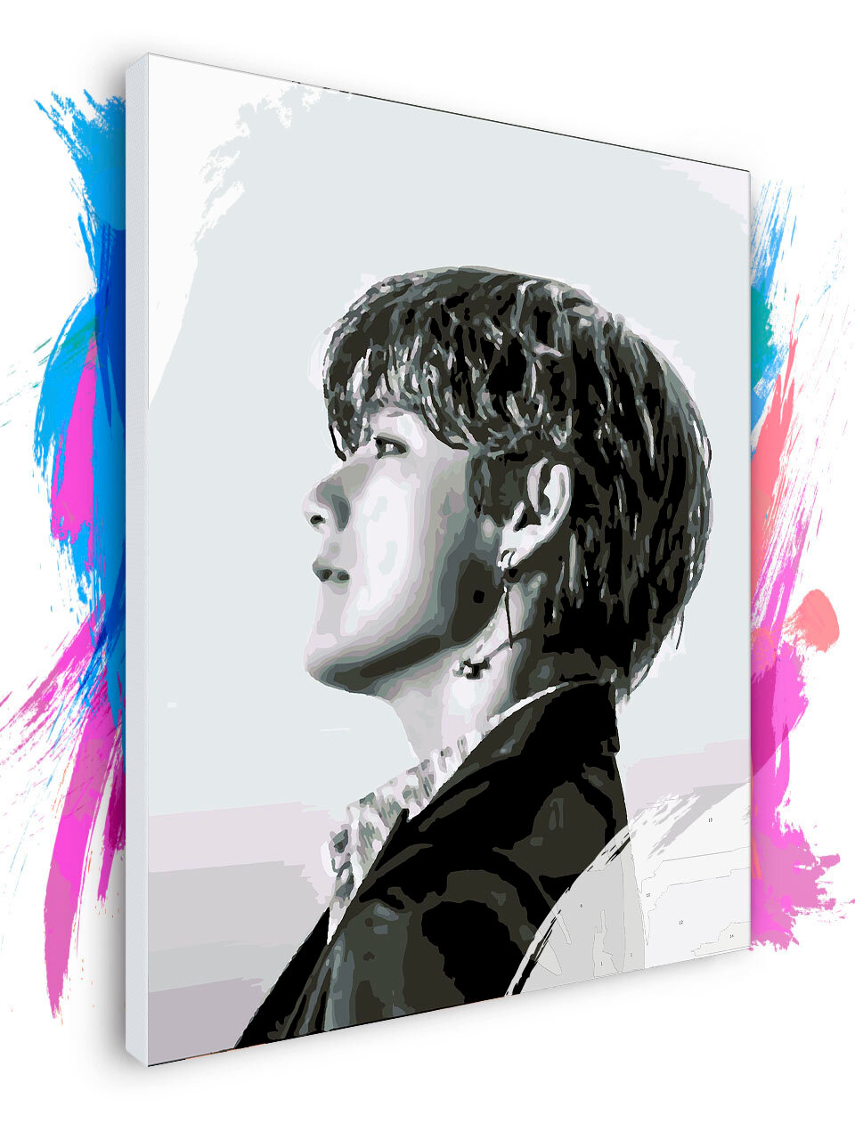 Картина по номерам на холсте BTS - Butter - V, 40 х 50 см