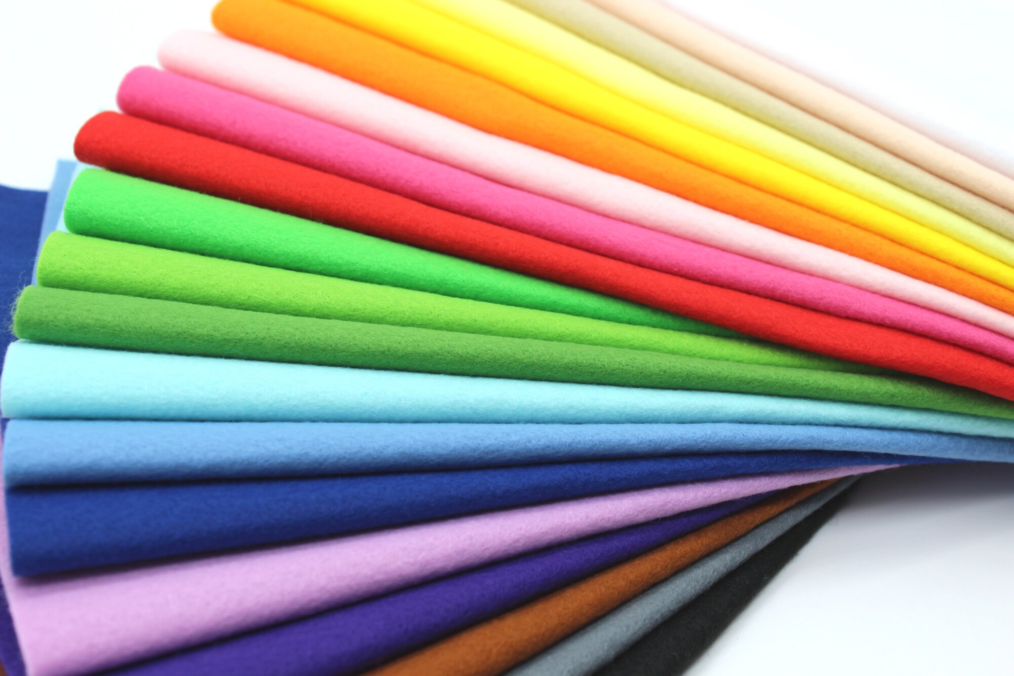 Набор мягкого фетра Корея 20 Цветов 15х22 см