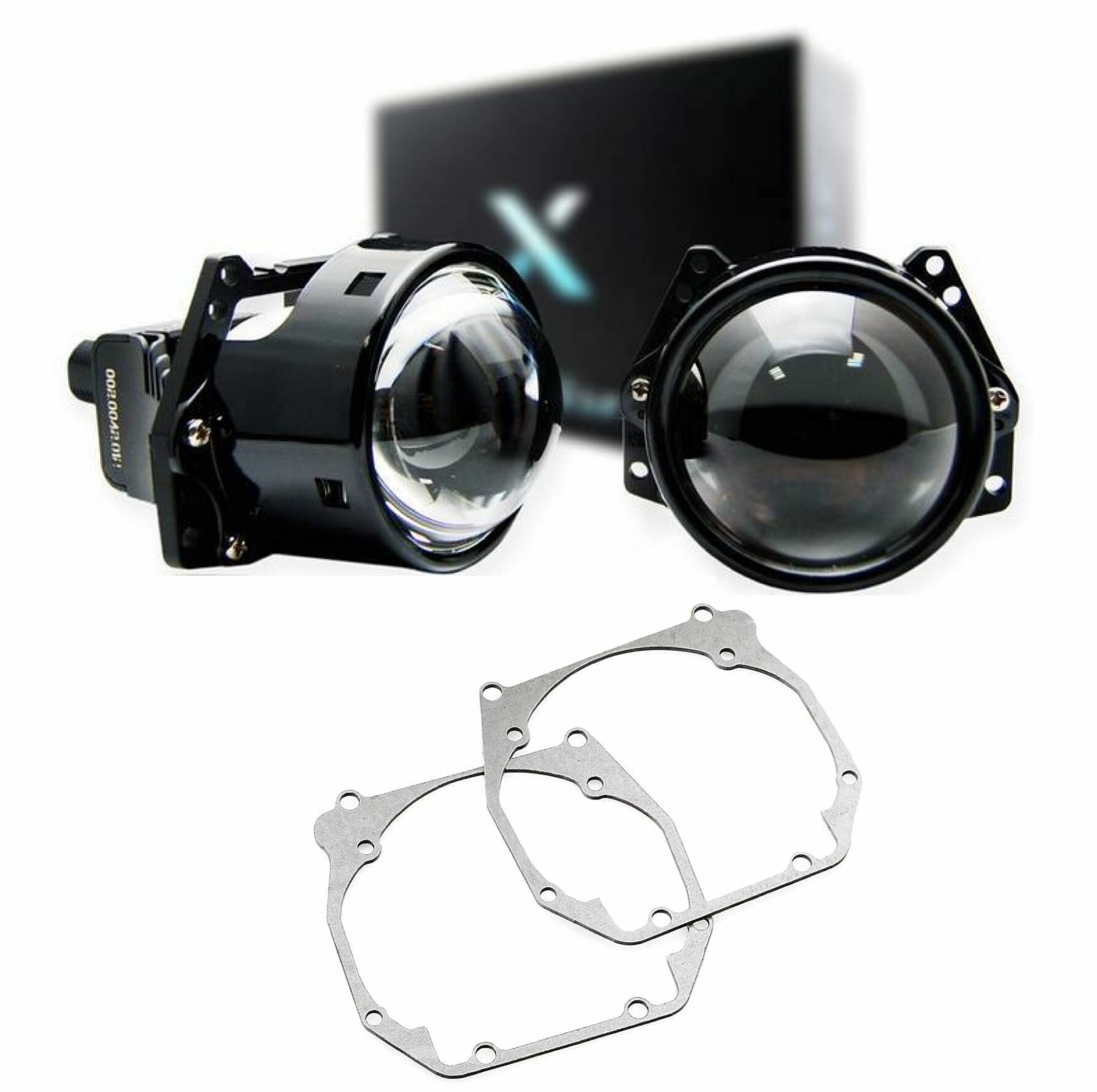 Bi Led линзы на Audi A6 C5 дорест. 1997-2001. Билед Ауди А6 С5 (Комплект YH3 5000к)